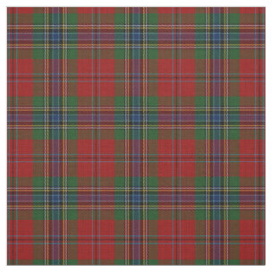 Scottish Clan MacLean of Duart Tartan Plaid Fabric | Zazzle