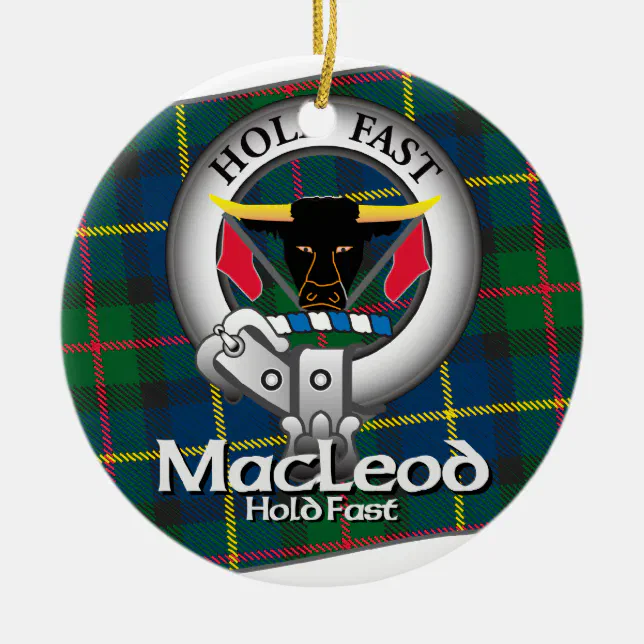 MacLeod Clan Ceramic Ornament | Zazzle