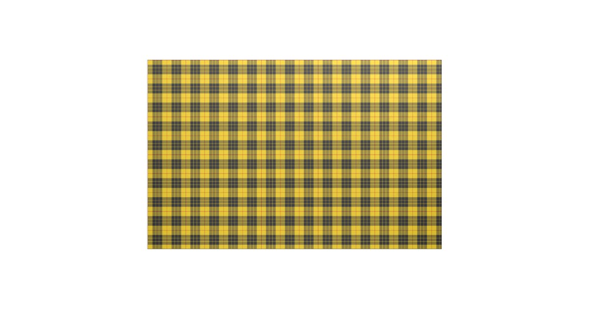 MacLeod Scottish Clan Tartan Plaid Pattern Fabric | Zazzle