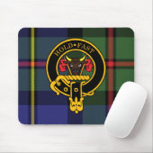 Macleod Scottish Crest and Tartan Mouse Pad | Zazzle