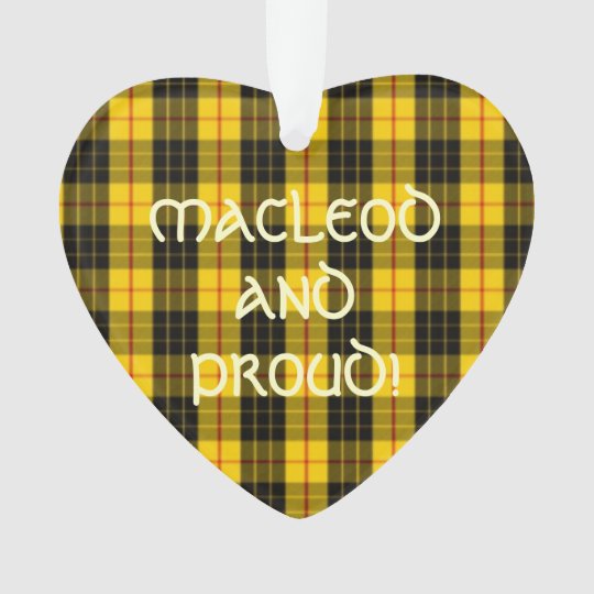 MacLeod Tartan Lewis Ornament | Zazzle.com