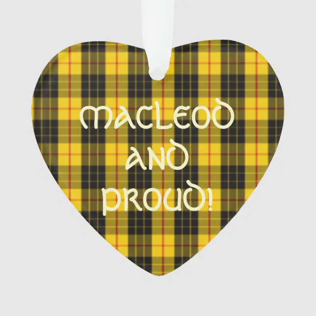 MacLeod Tartan Lewis Ornament | Zazzle