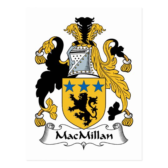MacMillan Family Crest Postcard | Zazzle.com
