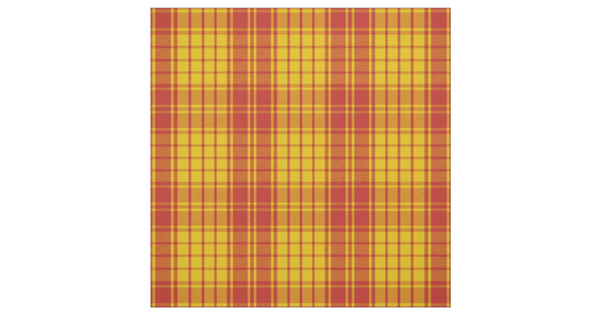 MacMillan Tartan Print Fabric | Zazzle