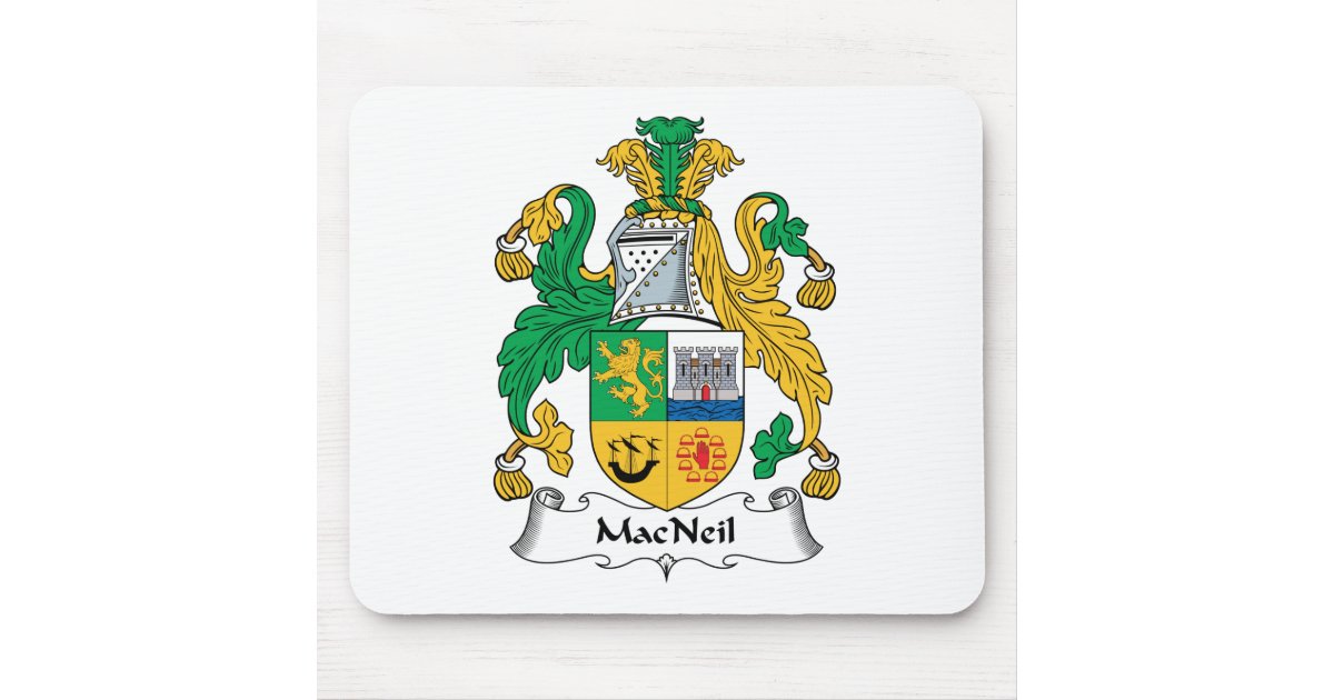 MacNeil Family Crest Mouse Pad | Zazzle