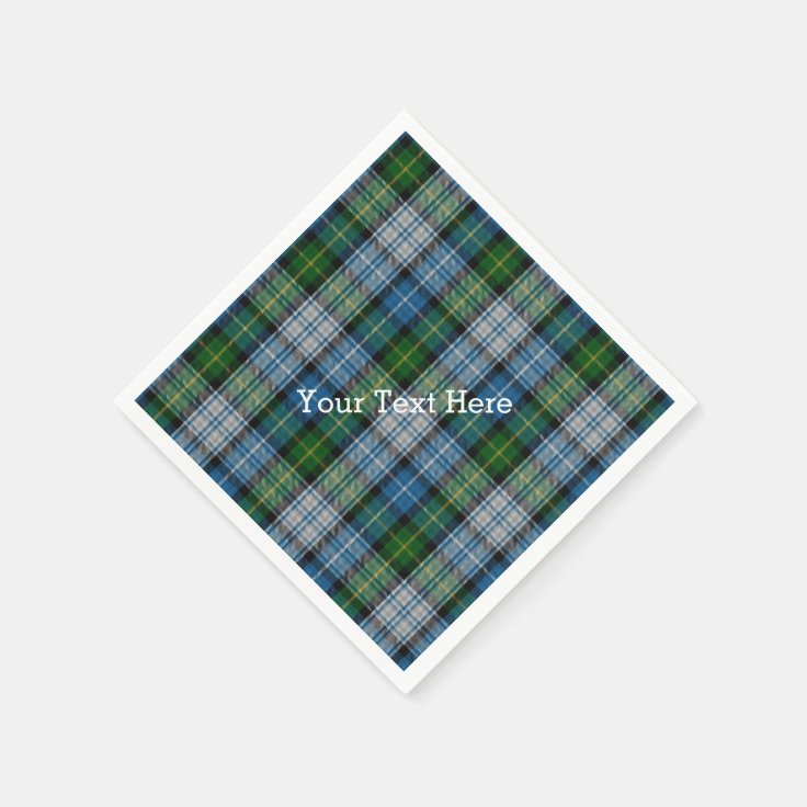 MacNeil Tartan Plaid Paper Napkins | Zazzle