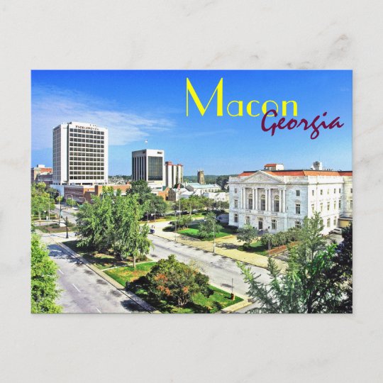 Macon, Georgia, U.S.A Postcard | Zazzle.com