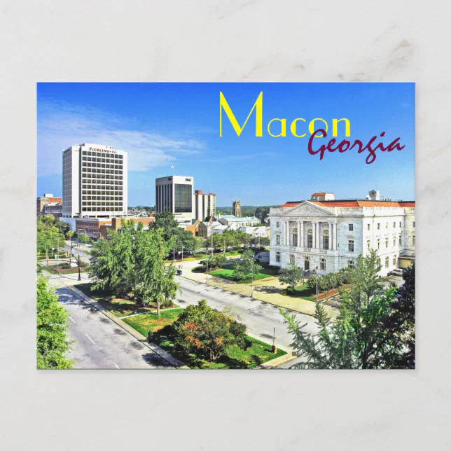 Macon, Georgia, U.S.A Postcard | Zazzle