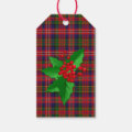 MacPherson Tartan Plaid Christmas Gift Tags | Zazzle