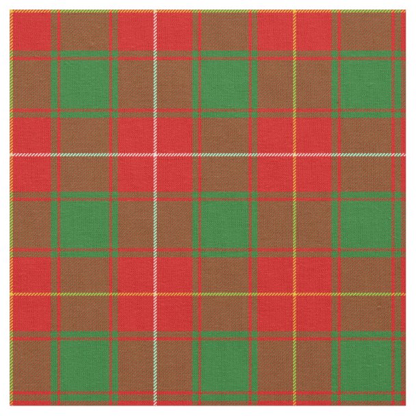 Royal Stewart Tartan Plaid Scottish Pattern Fabric | Zazzle