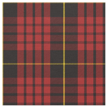 Clan MacQueen Tartan Fabric | Zazzle
