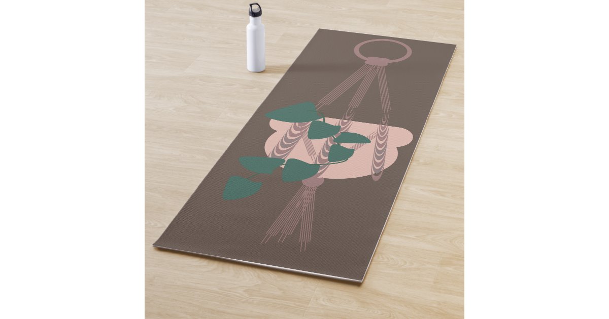 Macrame Plant Hanger Planter Pots Greenery Yoga Mat | Zazzle