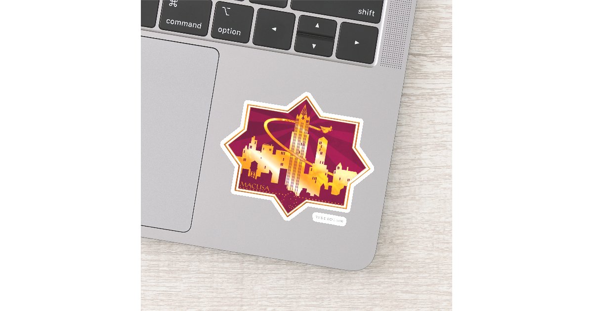 MACUSA™ Graphic Badge Sticker | Zazzle