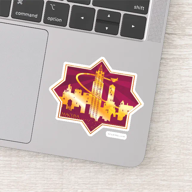 MACUSA™ Graphic Badge Sticker | Zazzle