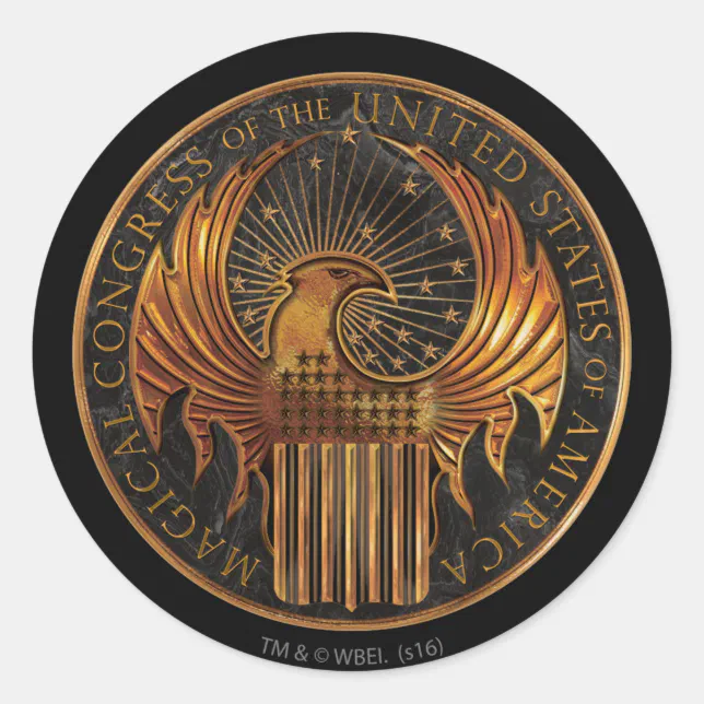 MACUSA™ Medallion Classic Round Sticker | Zazzle