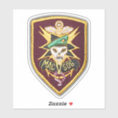 MACV SOG Vietnam War Veterans Contour Sticker | Zazzle