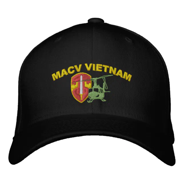 MACV Special Request Embroidered Baseball Cap | Zazzle