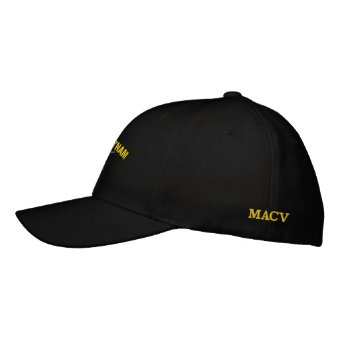 MACV Special Request Embroidered Baseball Cap | Zazzle