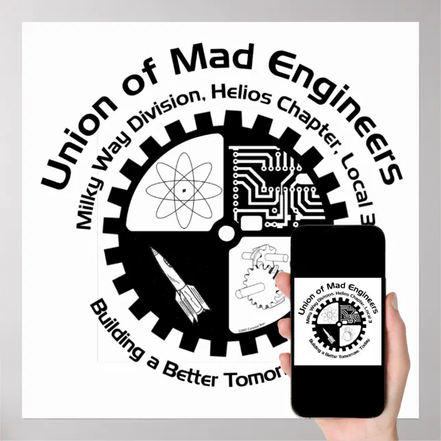 Mad Engineers Poster | Zazzle