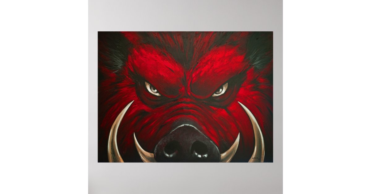 Mad Hog Poster | Zazzle