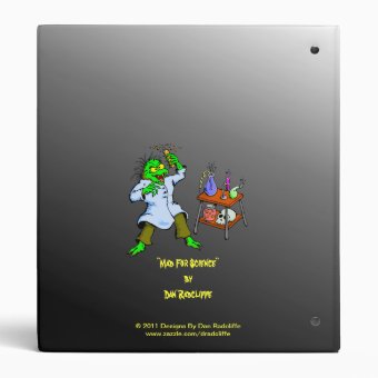 Mad, Mad, Mad For Science! Binder | Zazzle