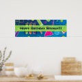 Mad Science Birthday Party Custom Banner Poster | Zazzle