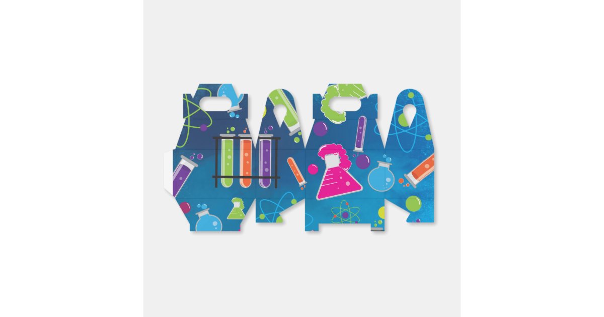 Mad Science Scientist Birthday Party Favor Boxes | Zazzle