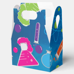 Mad Science Scientist Birthday Party Favor Boxes | Zazzle