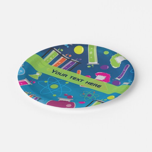 Mad Science Scientist Birthday Party Plates | Zazzle