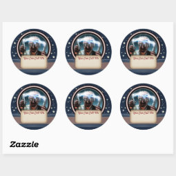 Mad Scientist #2 Name Tag Stickers | Zazzle