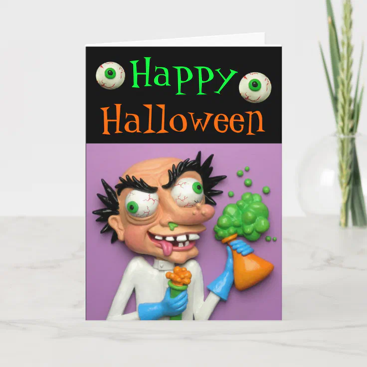 Mad Scientist Card | Zazzle