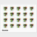 Mad Scientist Classic Round Sticker | Zazzle