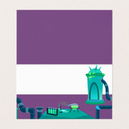 Mad Scientist|| Laboratory| Green & Purple | Zazzle
