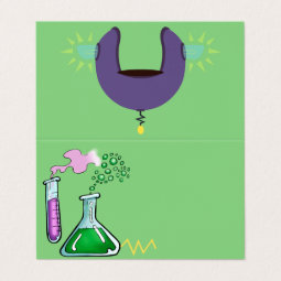Mad Scientist|| Laboratory| Green & Purple | Zazzle