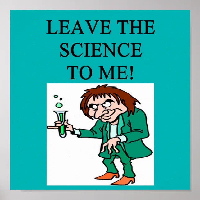 mad scientist poster | Zazzle