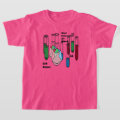 Mad Scientist Science Girls Pink Girly Tshirt 5 | Zazzle