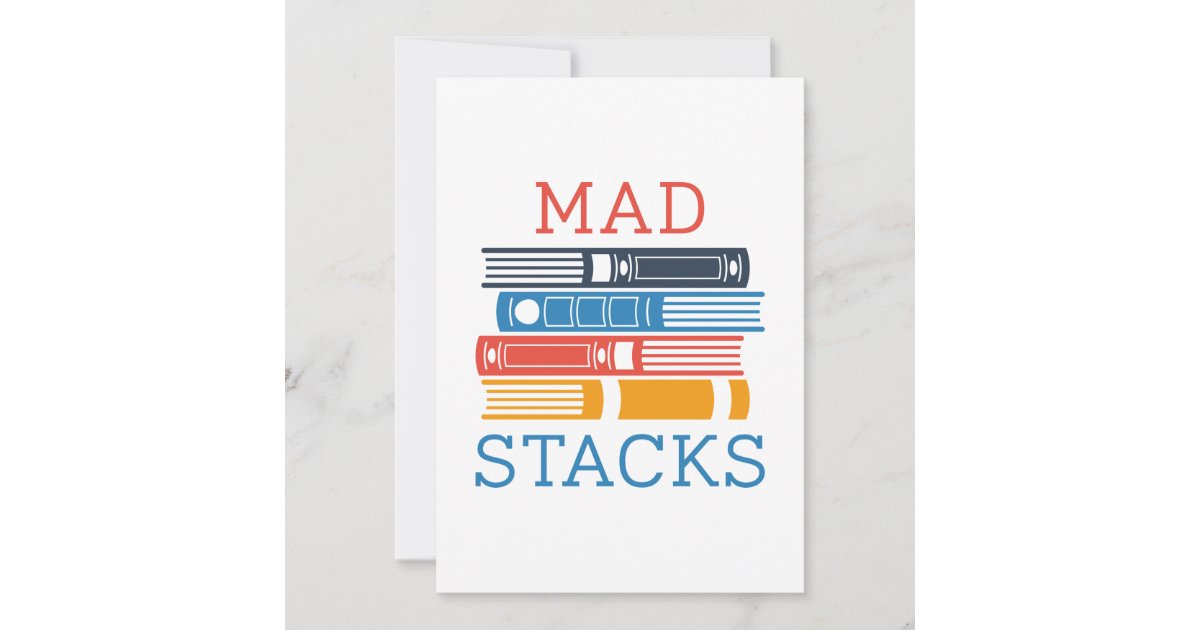 Mad Stacks Thank You Card | Zazzle