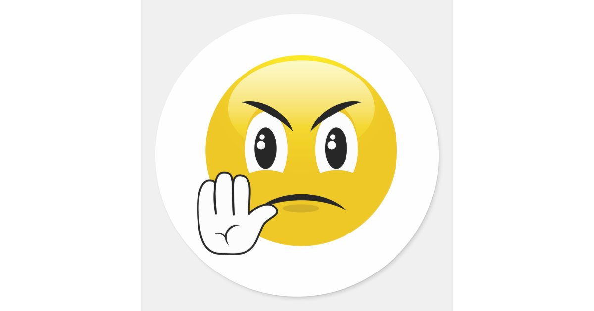 Mad Face Emoji With Middle Finger