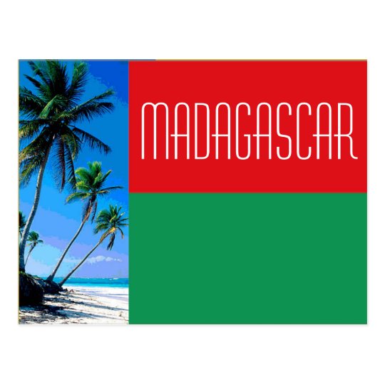 Madagascar flag postcard | Zazzle.com
