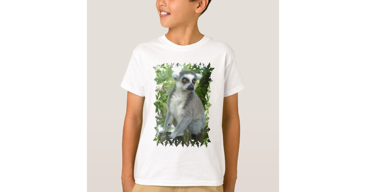 Madagascar Lemur Kid's T-Shirt | Zazzle