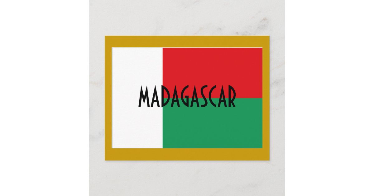 Madagascar postcard | Zazzle
