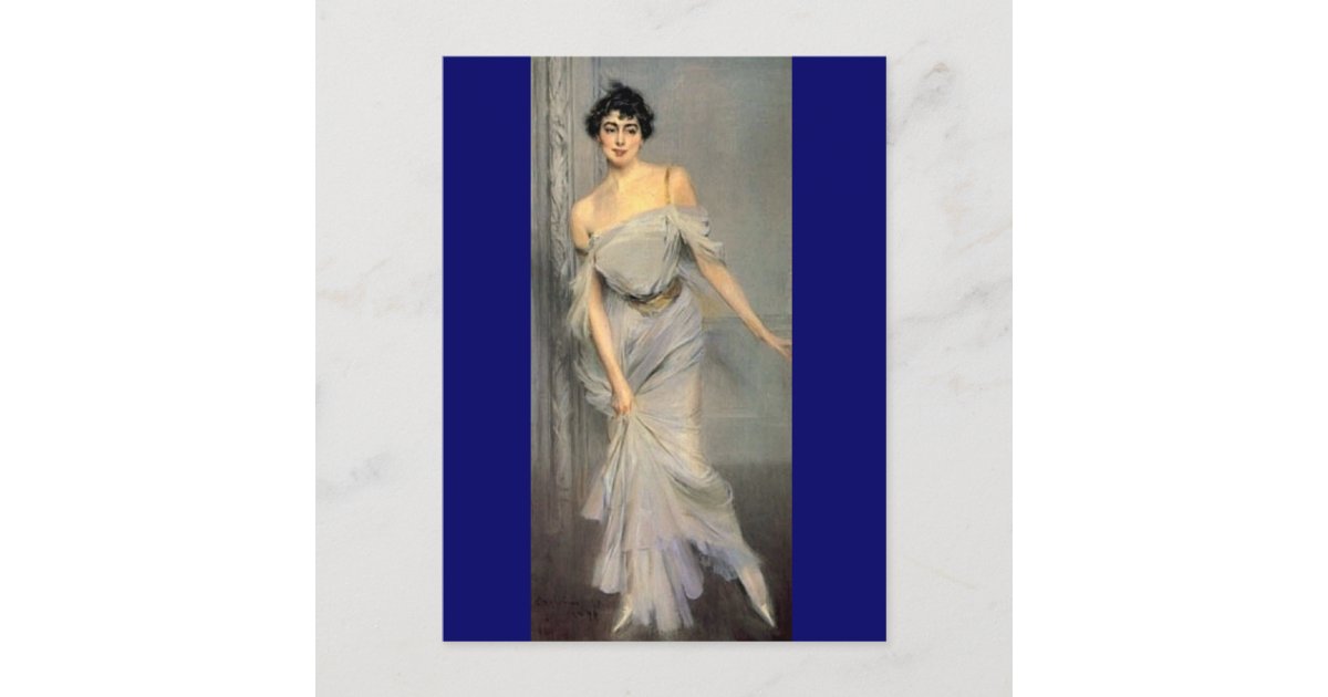 Madame Charles Max - Boldini Postcard | Zazzle