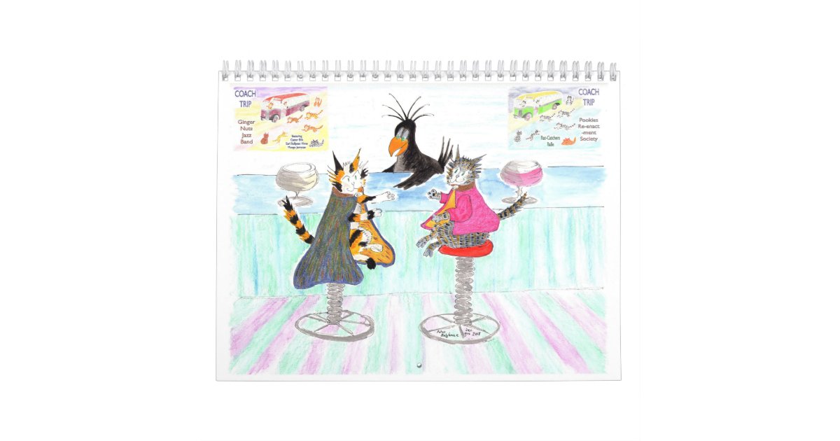 MadCatWoman & Cats Calendar | Zazzle