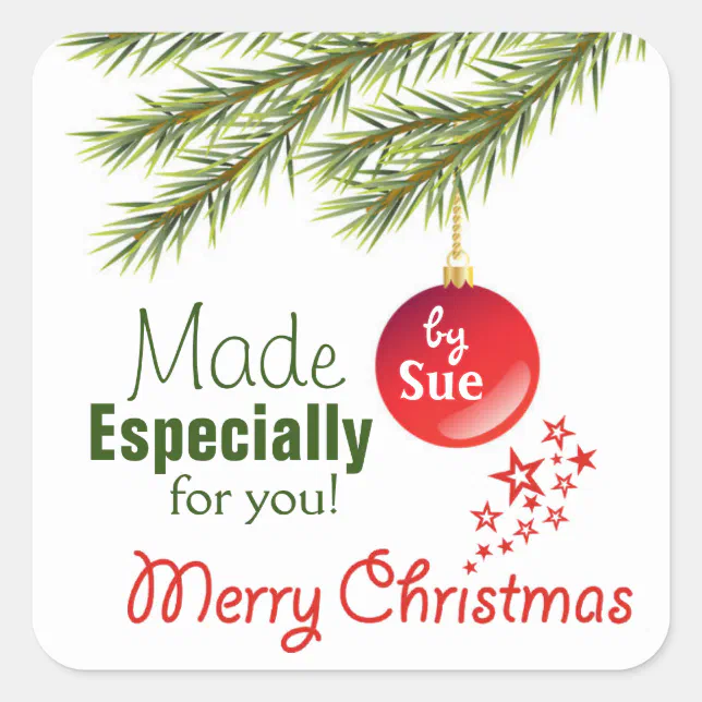 Made Especially for You Holiday Magic Stickers | Zazzle