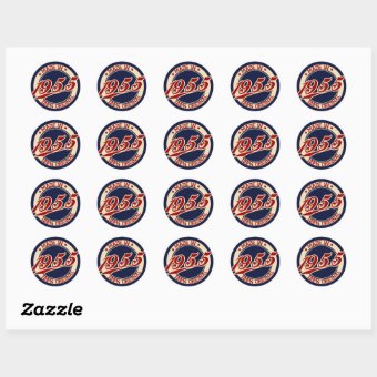 Made In 1955 Classic Round Sticker | Zazzle