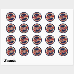 Made In 1956 Classic Round Sticker | Zazzle