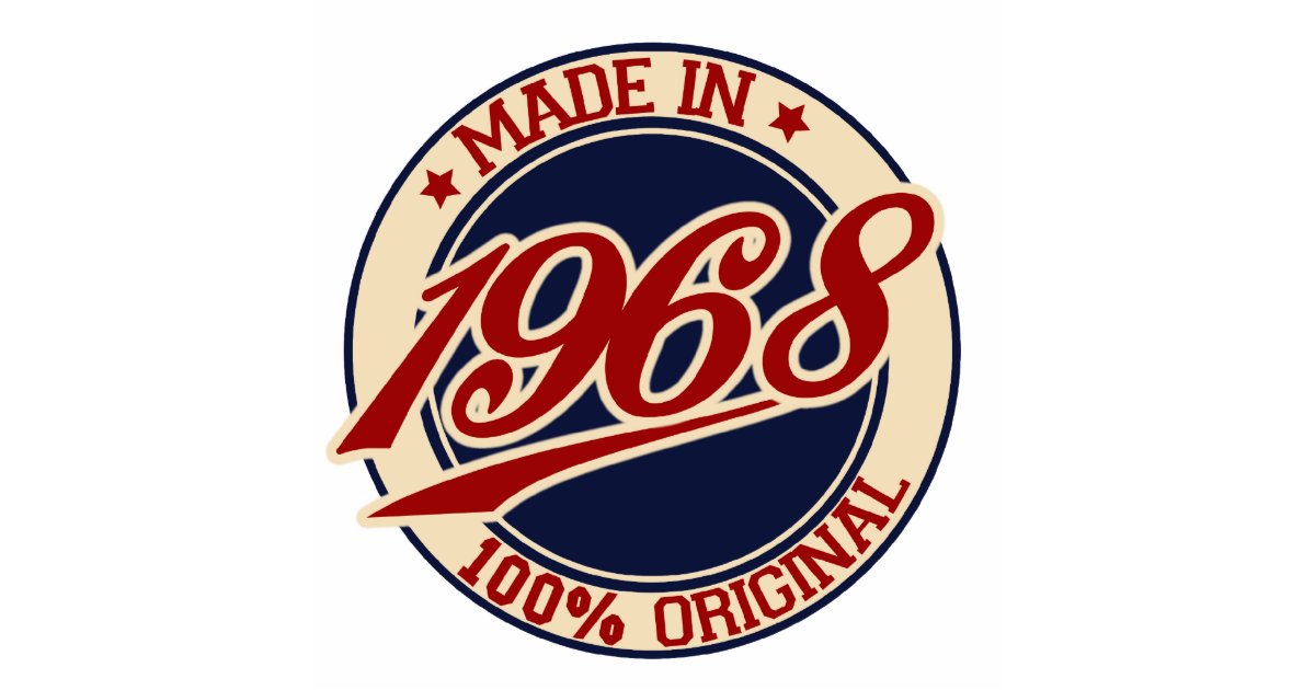 Made In 1968 Statuette | Zazzle