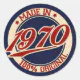 Made In 1970 Classic Round Sticker | Zazzle