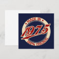 Made In 1975 Card | Zazzle