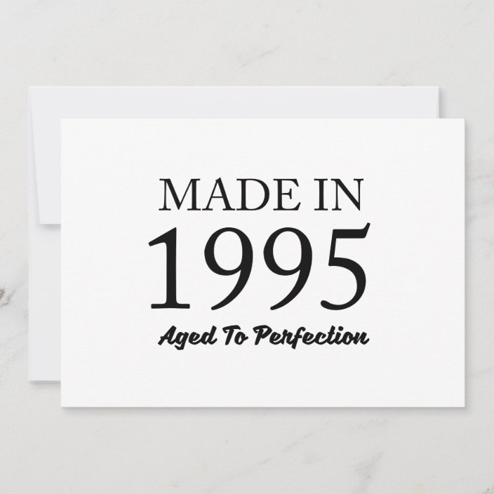 Made In 1995 Card | Zazzle.com